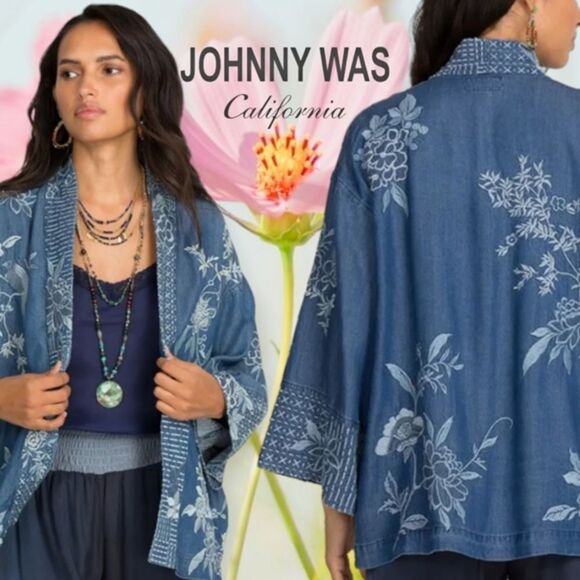Johnny Was | Sweaters | Johnny Was Workshop Jacqueline Embroidered ...